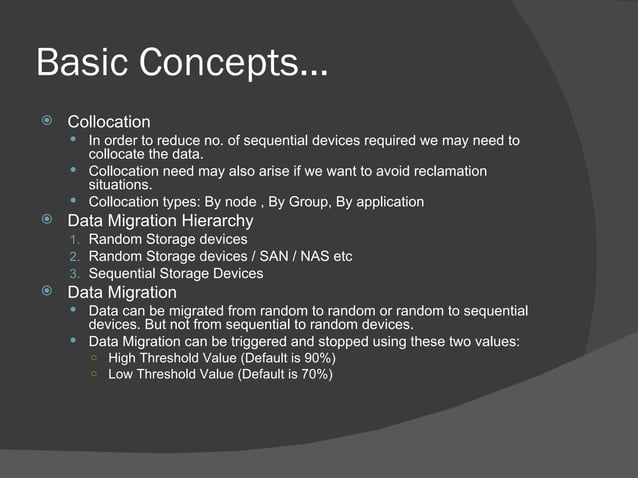 Basics of IBM Tivoli Storage Manager | PPT