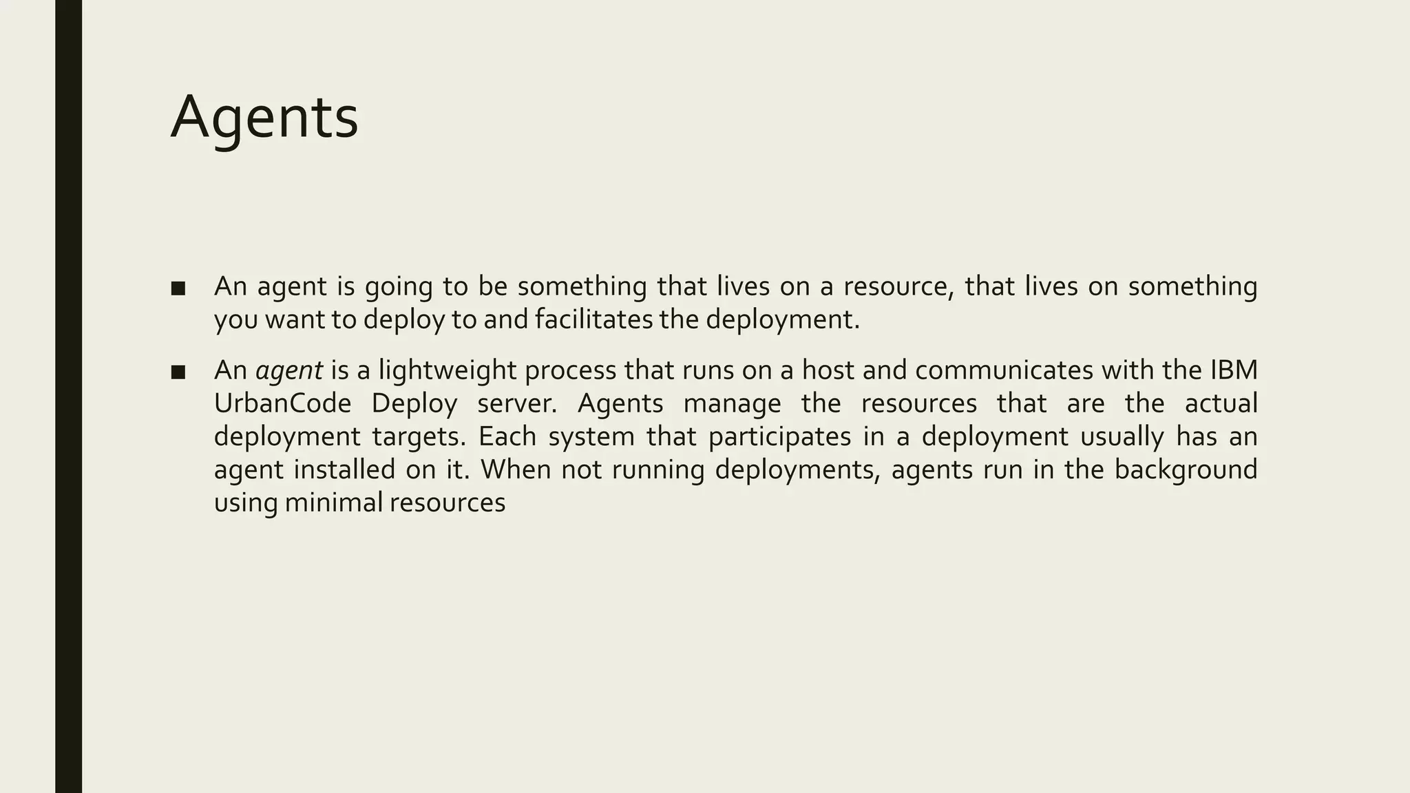 Ibm urbancode deploy concepts | PPTX