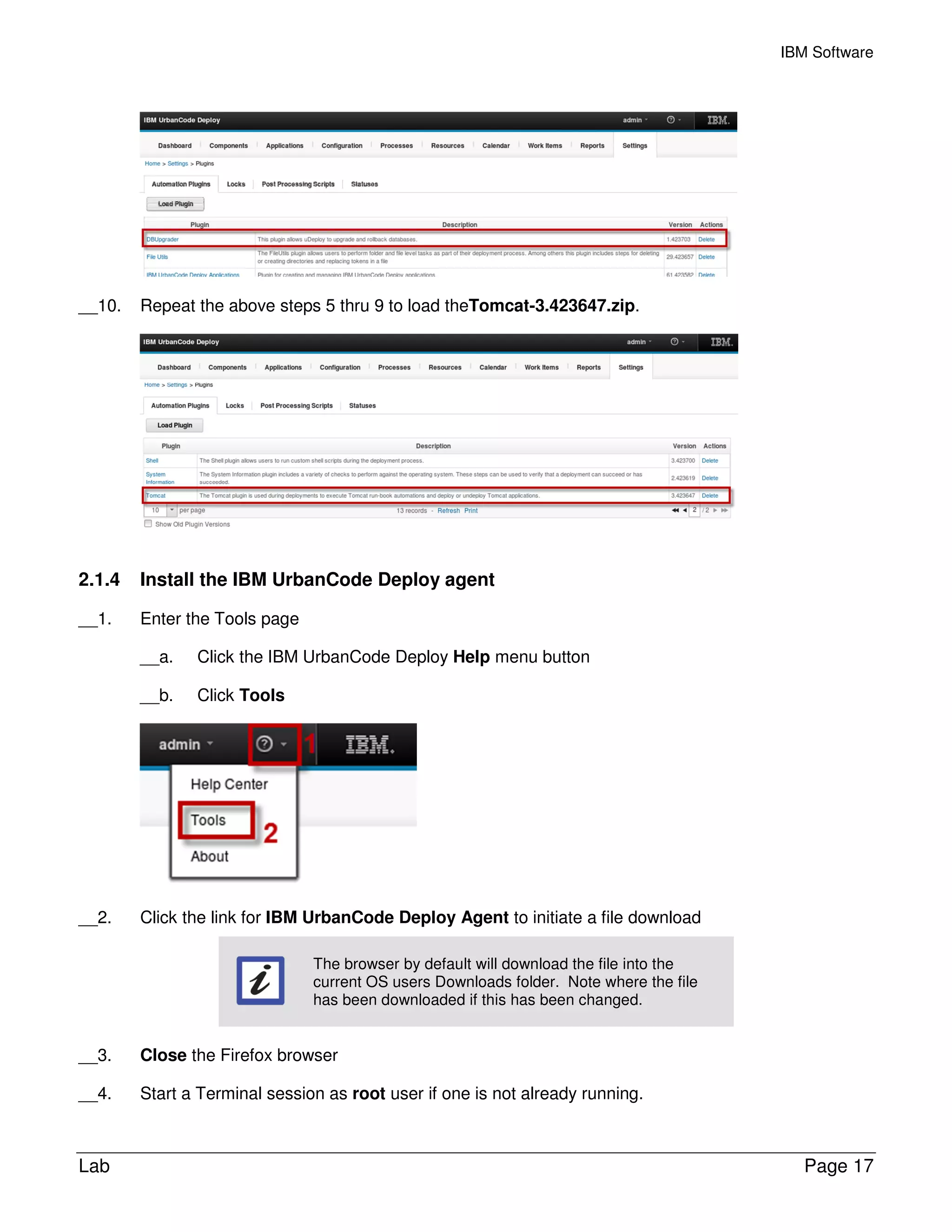 Ibm urban code_deploy_v6_lab-workbook | PDF