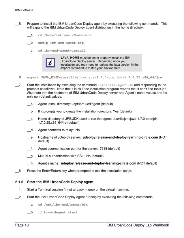 Ibm urban code_deploy_v6_lab-workbook | PDF