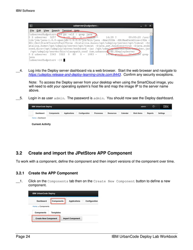 Ibm urban code_deploy_v6_lab-workbook | PDF