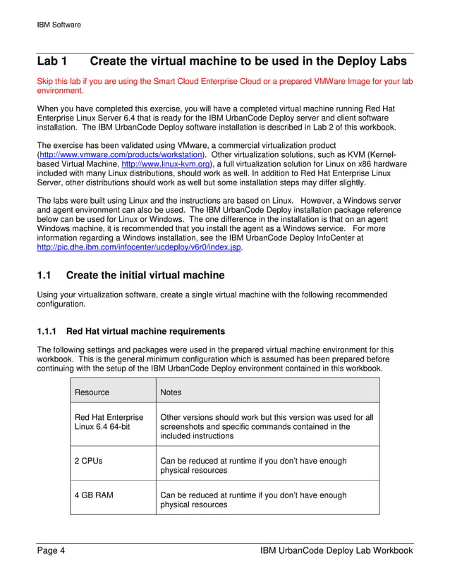 Ibm urban code_deploy_v6_lab-workbook | PDF
