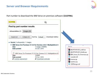IBM Verse On-premises | PPT