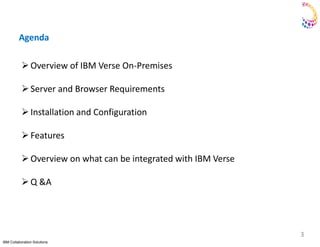 IBM Verse On-premises | PPT