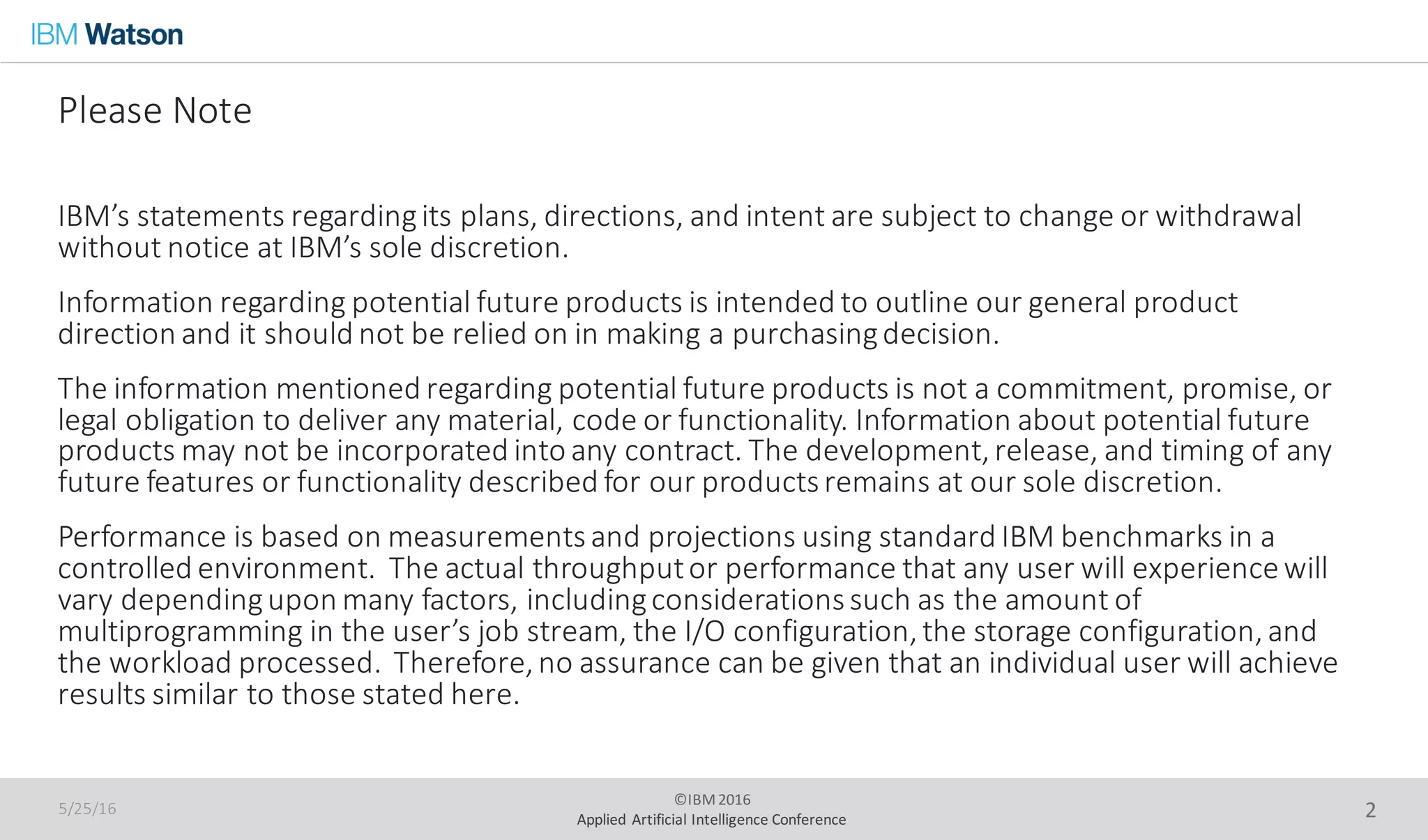 IBM Watson - Innovation and Inspiration through Cognitive Computing | PDF