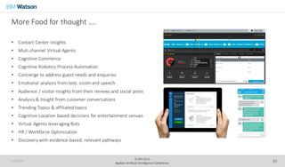 IBM Watson - Innovation and Inspiration through Cognitive Computing | PDF