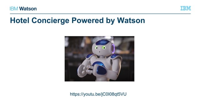 IBM Watson - Cognitive Robots | PPT