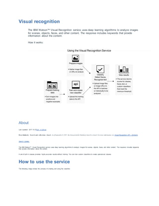 IBM Watson V3 Application Development- certification guide | PDF