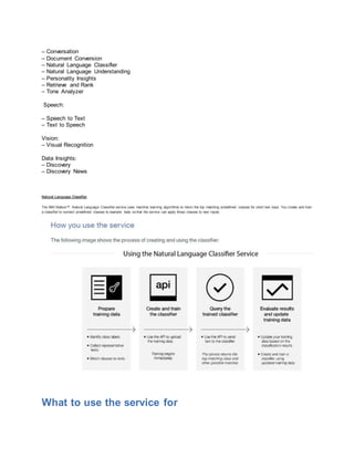 IBM Watson V3 Application Development- certification guide | PDF