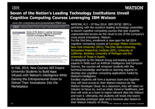 IBM Watson Question-Answering System and Cognitive Computing | PDF