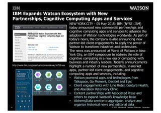 IBM Watson Question-Answering System and Cognitive Computing | PDF