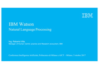 IBM Watson and natural language processing | PPT