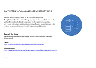 IBM Watson and natural language processing | PPT