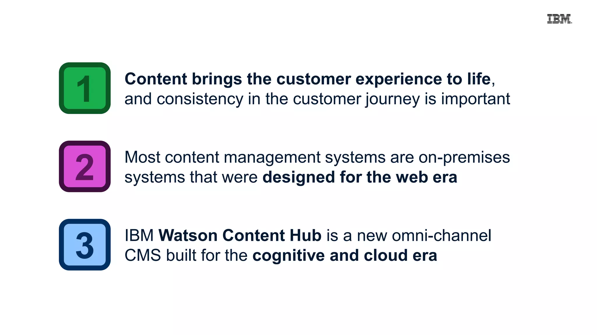 Ibm Watson Content Hub Customer Deck Ppt