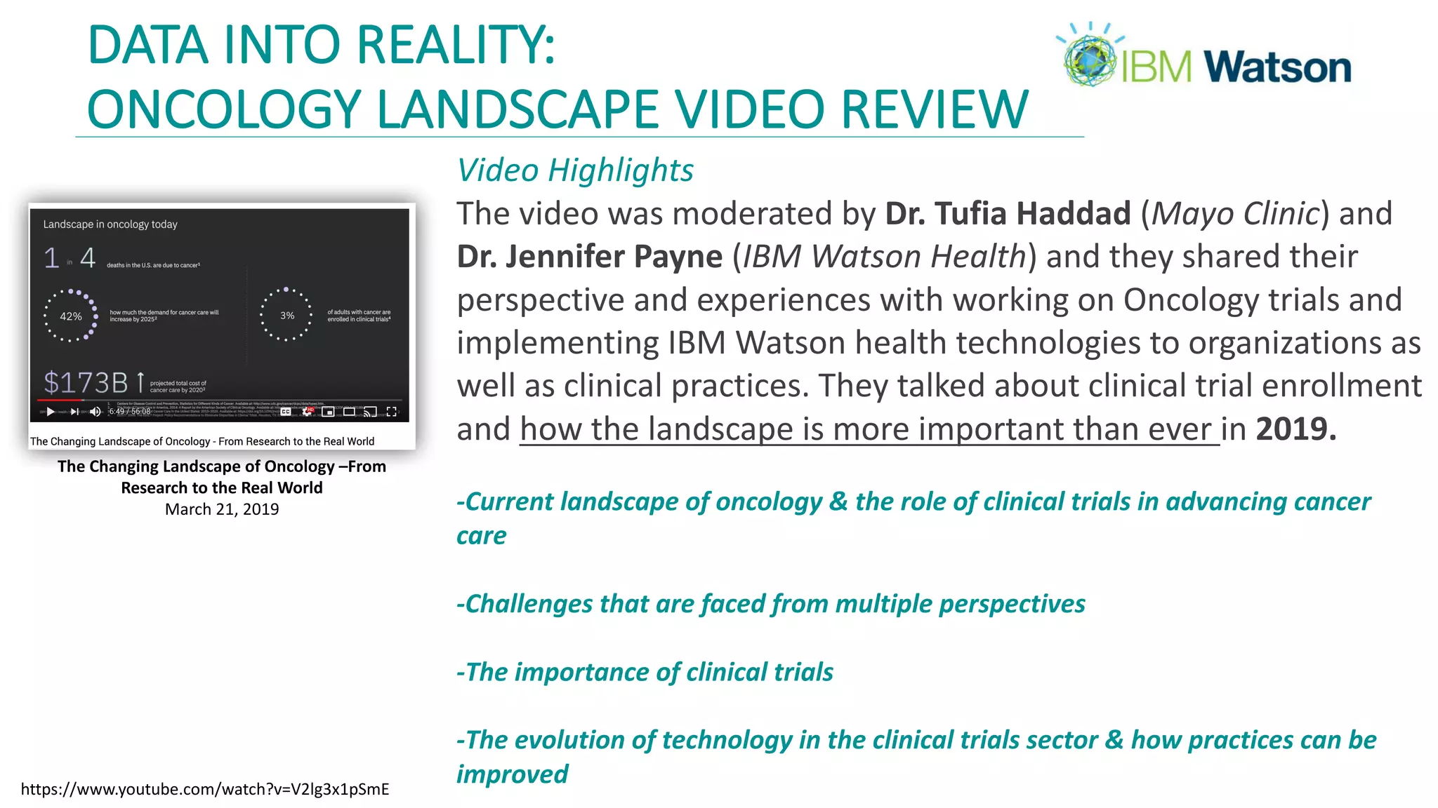 IBM Watson Health Oncology Case Study 2019 | PDF