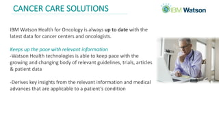 IBM Watson Health Oncology Case Study 2019 | PDF