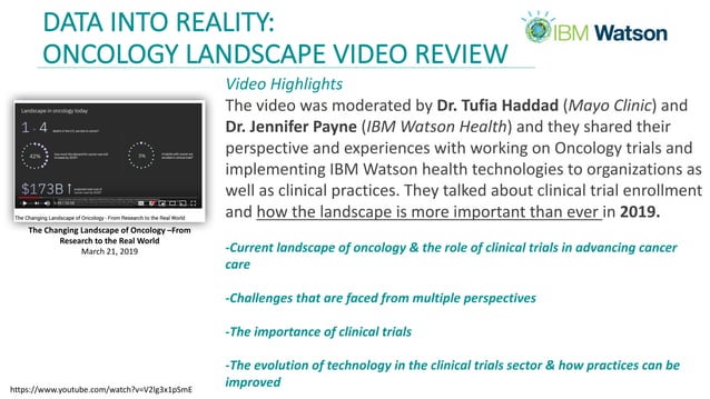 IBM Watson Health Oncology Case Study 2019 | PDF | Cancer | Diseases ...