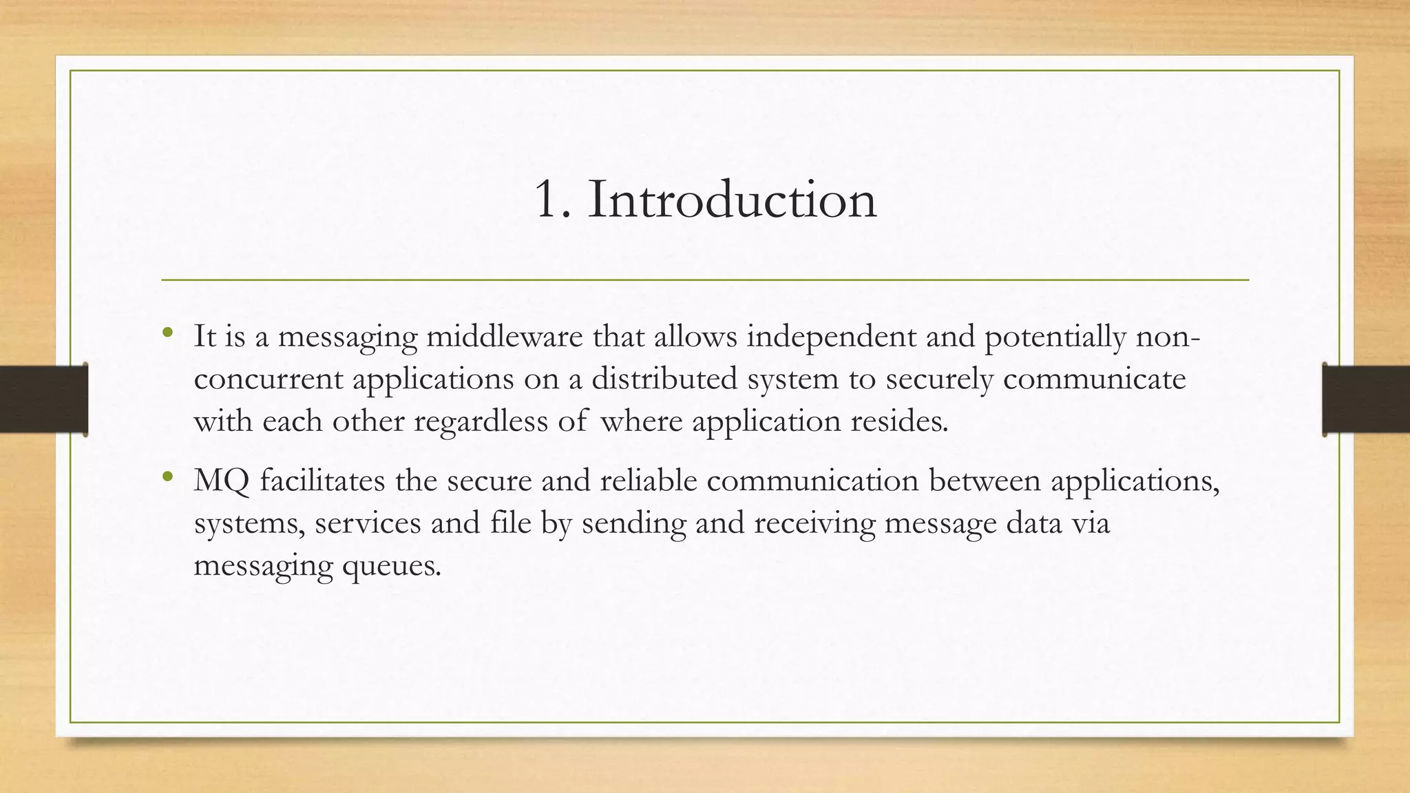 IBM Web Shpere MQ ppt | PPTX | Operating Systems | Computer Software and Applications