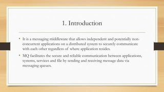 IBM Web Shpere MQ ppt | PPTX | Operating Systems | Computer Software and Applications