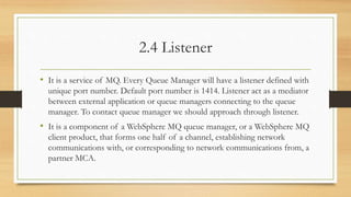 IBM Web Shpere MQ ppt | PPTX | Operating Systems | Computer Software ...
