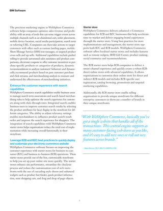 IBM WebSphere Commerce | PDF