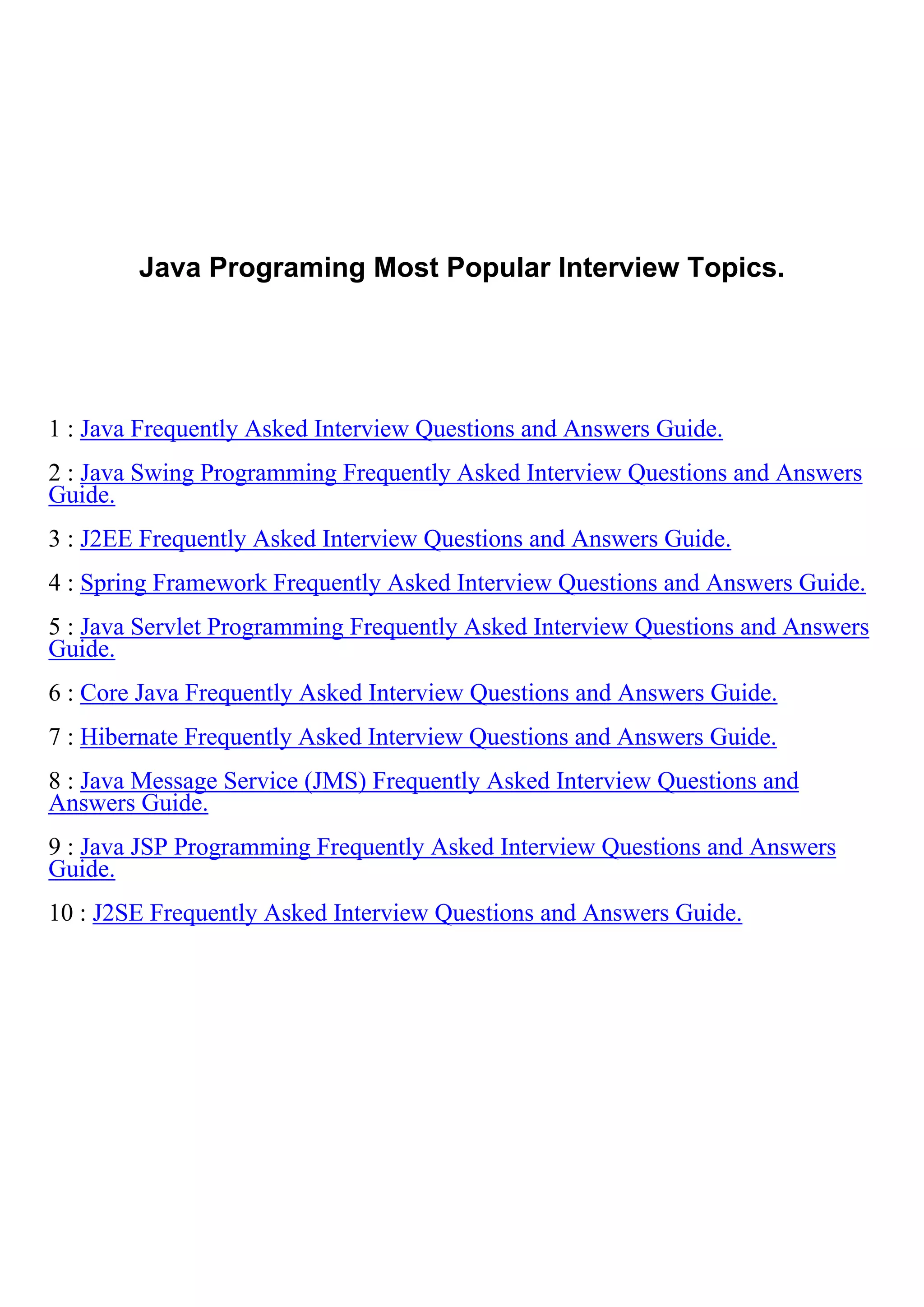 Ibm web sphere_job_interview_preparation_guide | PDF