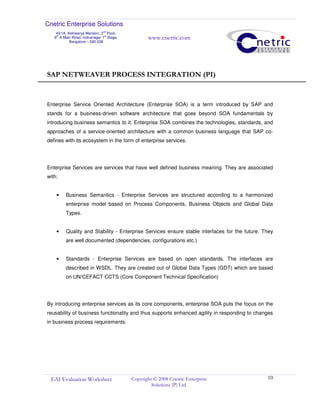 Ibm web sphere vs sap netweaver evaluation whitepaper | PDF