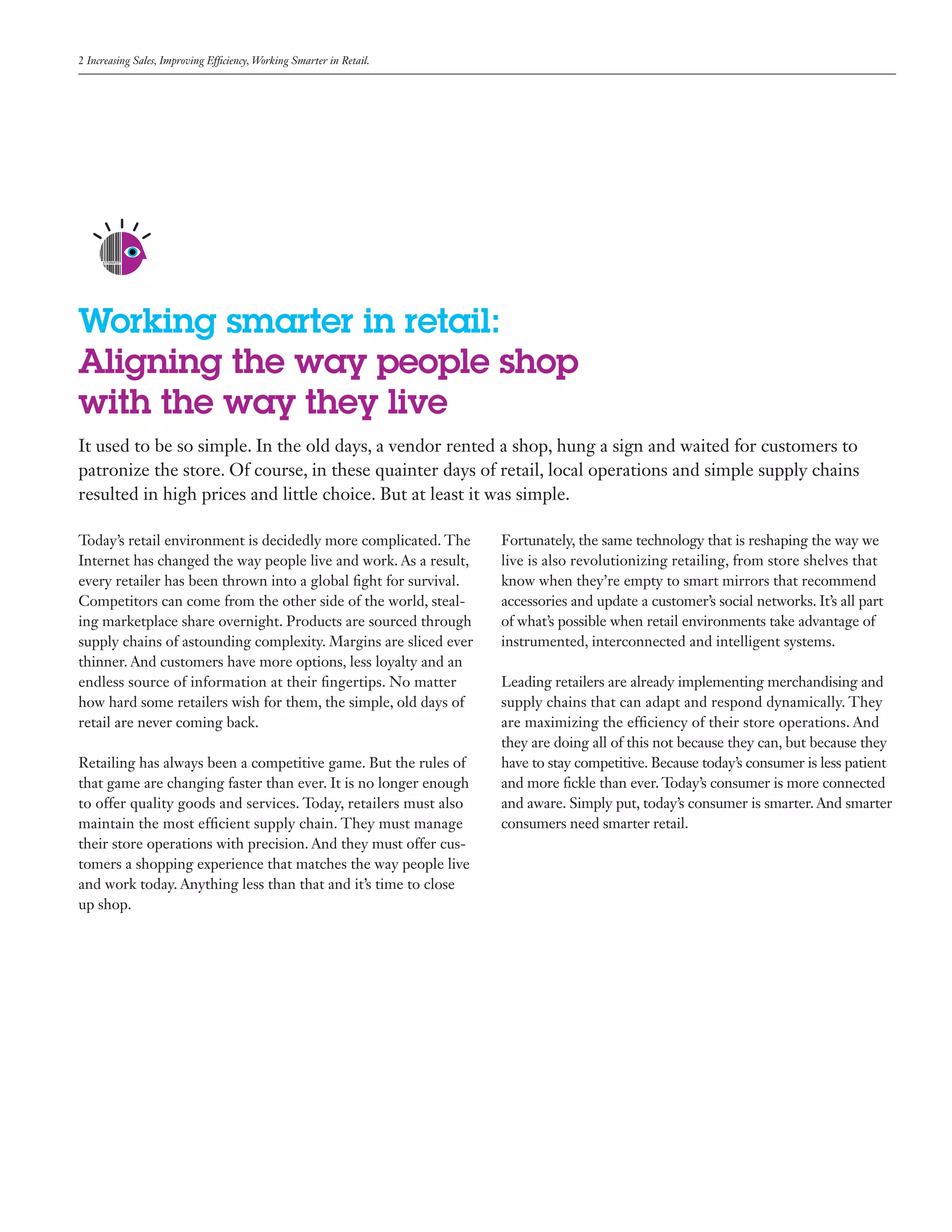 Ibm working smarter in retail | PDF