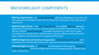 IBM Worklight | PDF