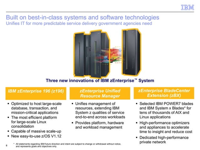IBM zEnterprise: Government | PDF