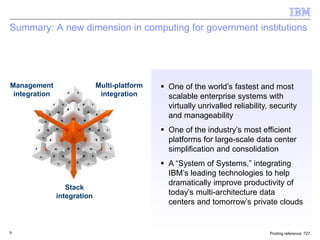 IBM zEnterprise: Government | PDF