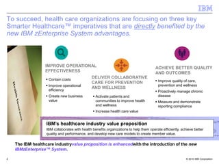 IBM zEnterprise: Healthcare | PDF