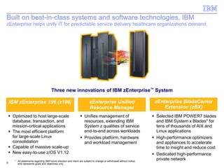IBM zEnterprise: Healthcare | PDF