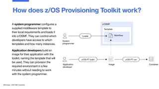 IBM z/OS Provisioning Toolkit V1.1 | PPT