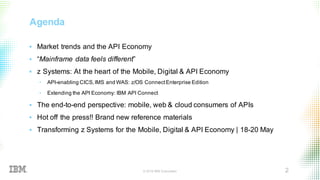 Transforming z Systems for the Mobile, Digital & API Economy | PPT