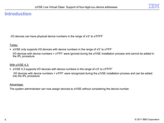 z/VSE 4.3 Support of four-digit-cuu device addresses | PPT
