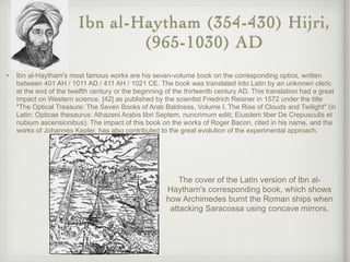 Ibn al Haytham (Abu - Optics) | PDF