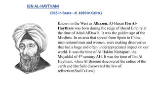 Ibn al haytham | PPTX
