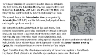 Ibn al haytham | PPTX