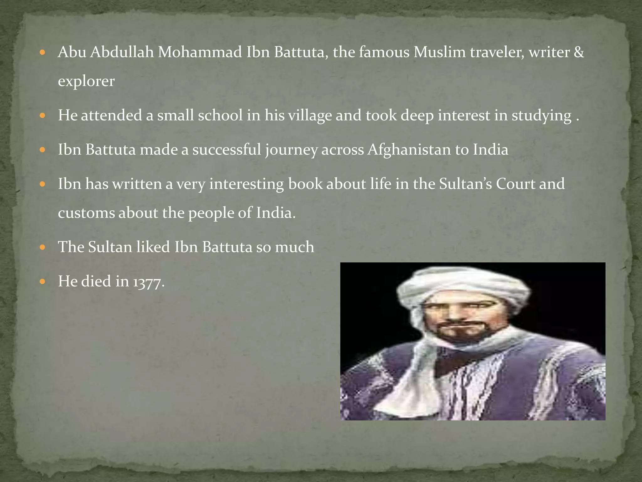 Ibn Battuta | PPT