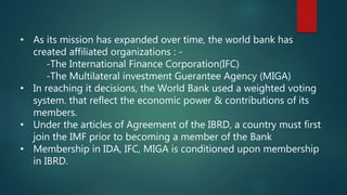 WORLD BANK AND IMF | PPTX