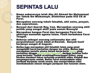 Ibn miskawayh | PPTX
