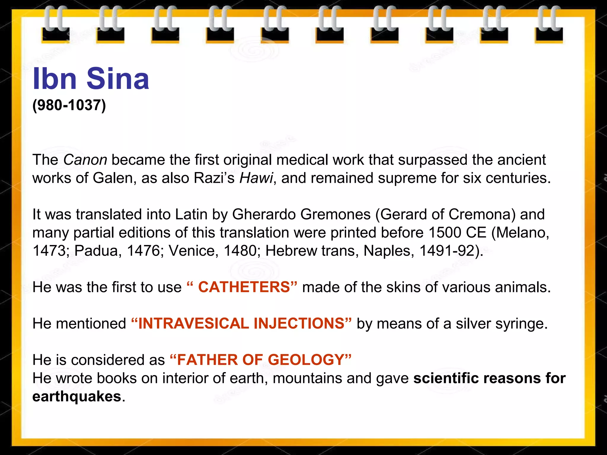 Ibn Sina | PPT