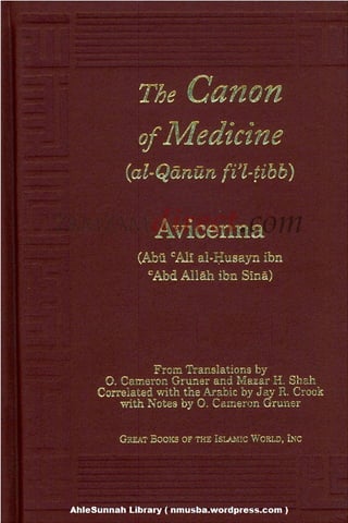 Ibn Sina's Al-Qanun fi al-tibb (The canon of medicine) | PDF