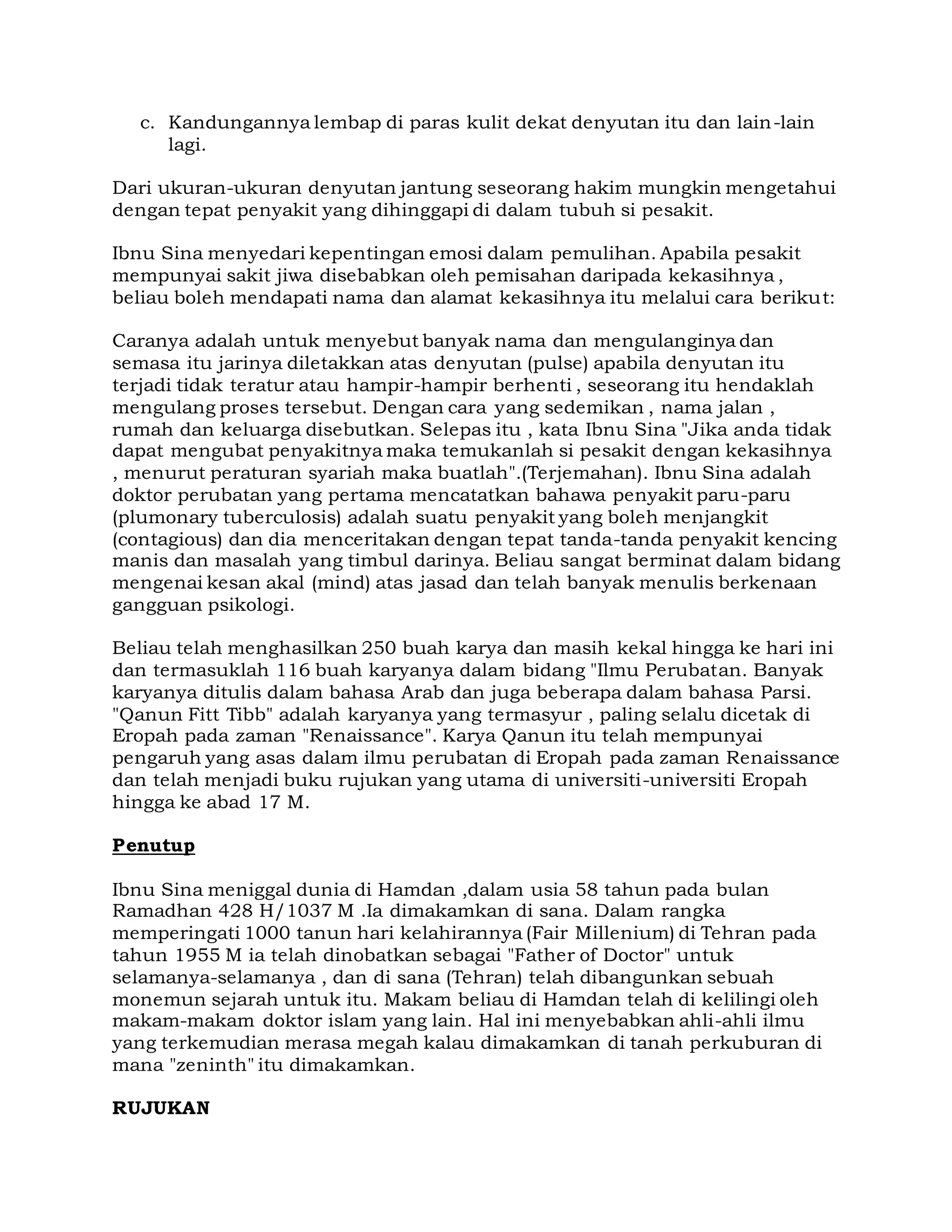 Ibnu sina | DOCX