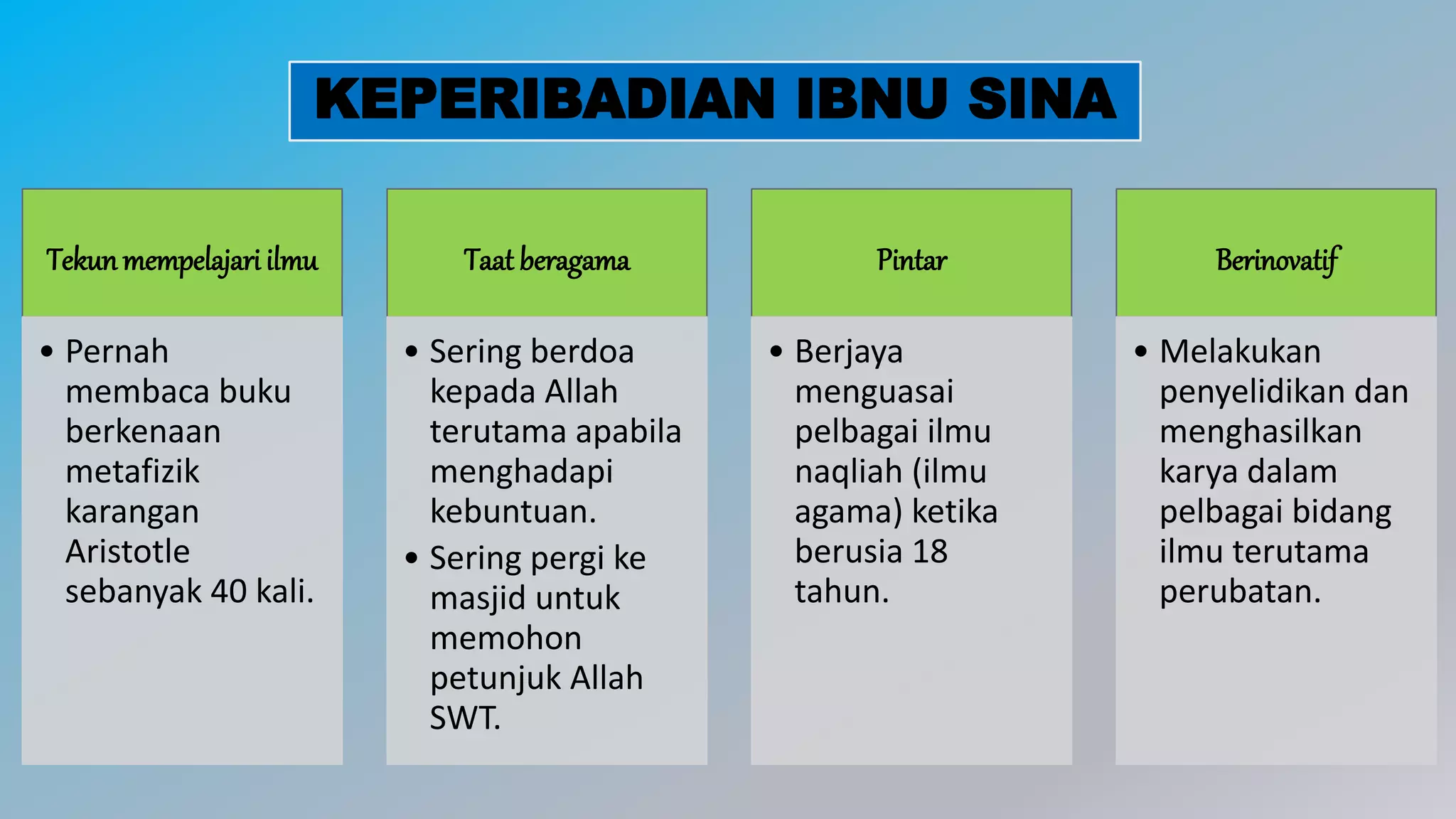 TINGKATAN 5: IBNU SINA (BAPA PERUBATAN) | PPTX