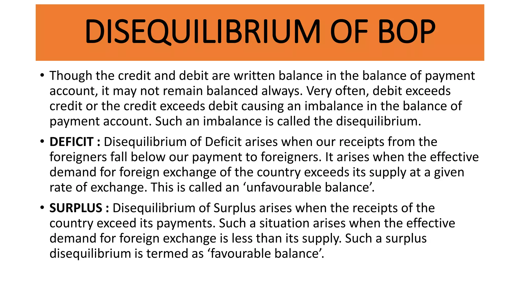 BALANCE OF PAYMENT | PPTX