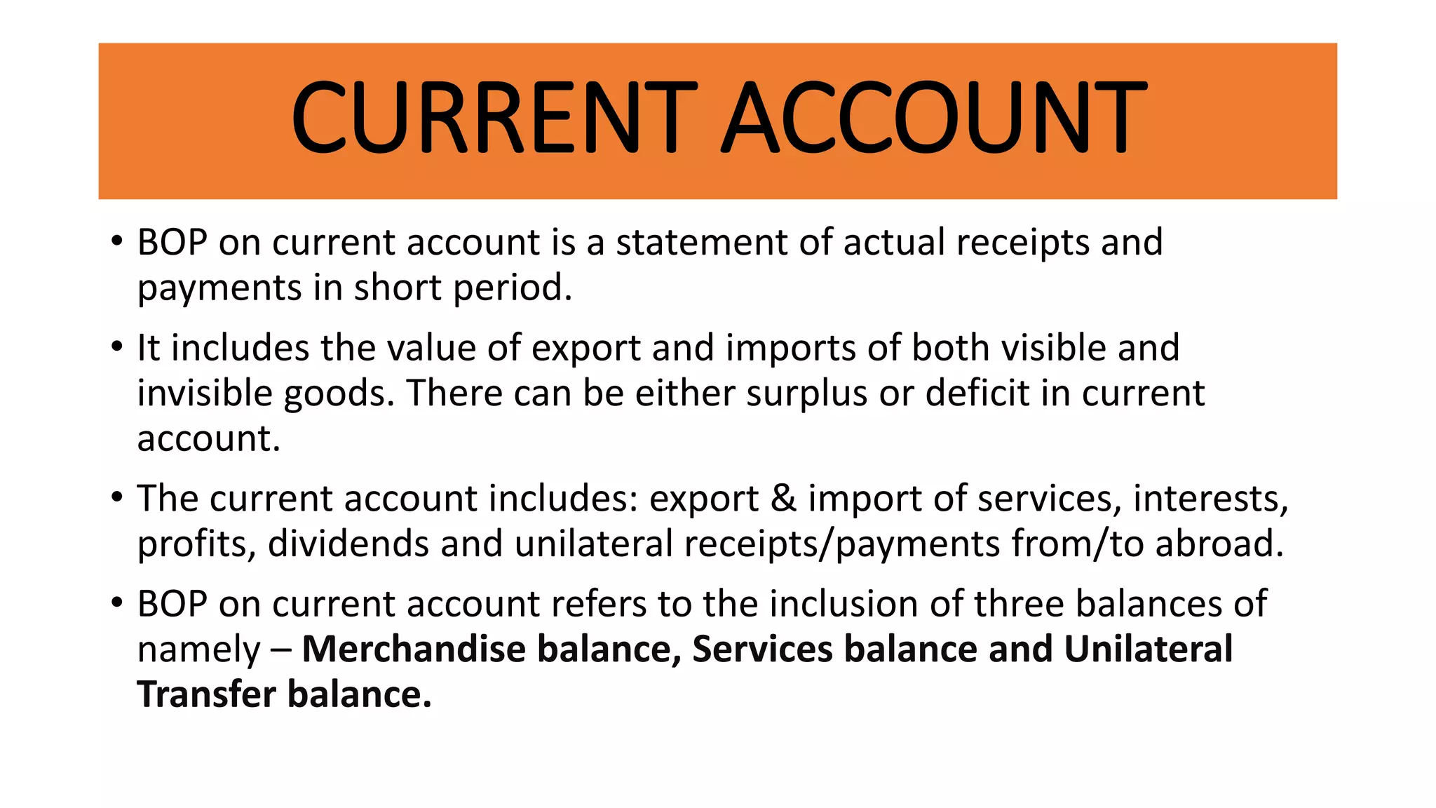 BALANCE OF PAYMENT | PPTX