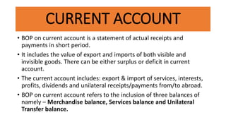BALANCE OF PAYMENT | PPTX