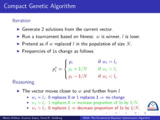 iBOA: The Incremental Bayesian Optimization Algorithm | PPT